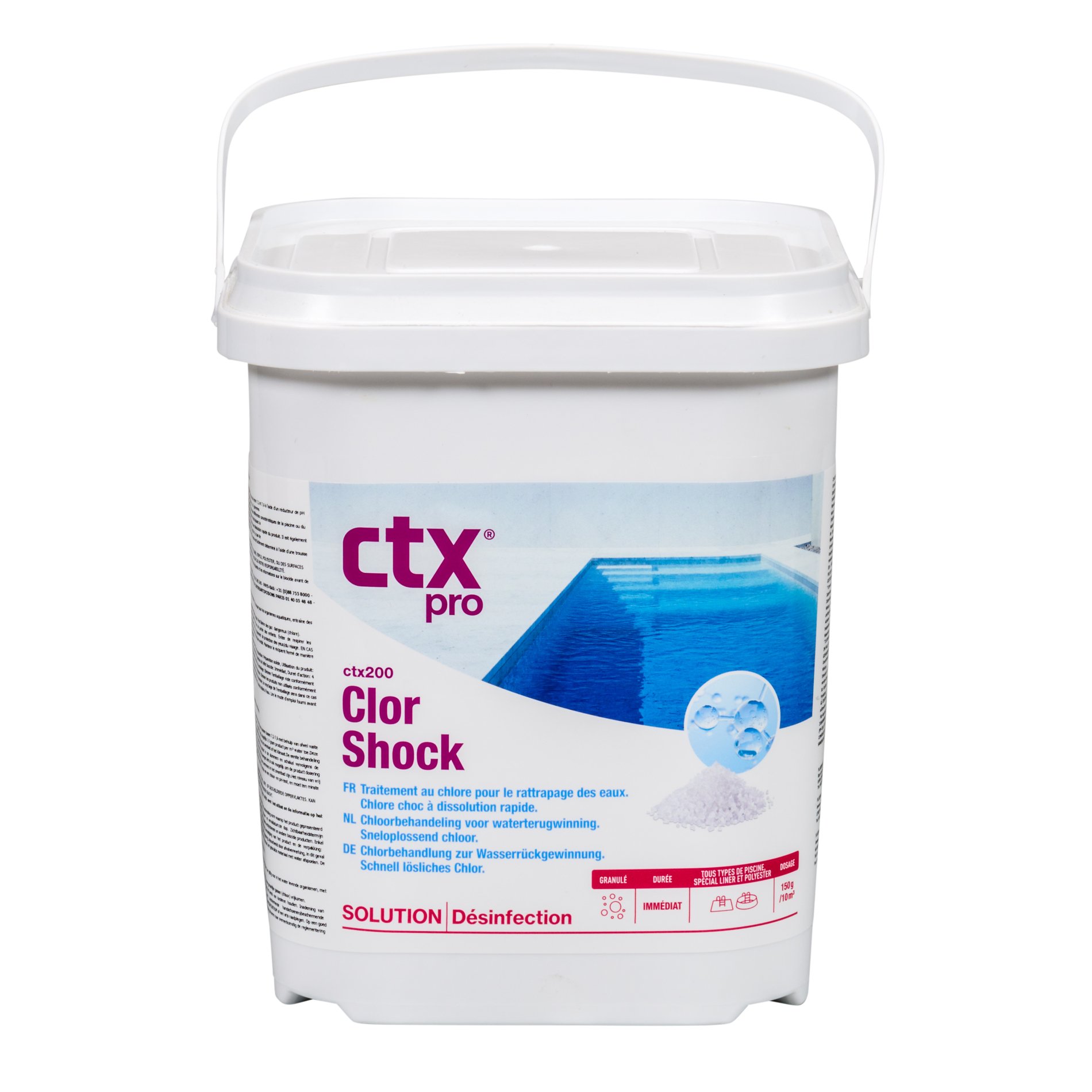 Chloor shock granulaat 5kg ctx200 | Zwembad.be